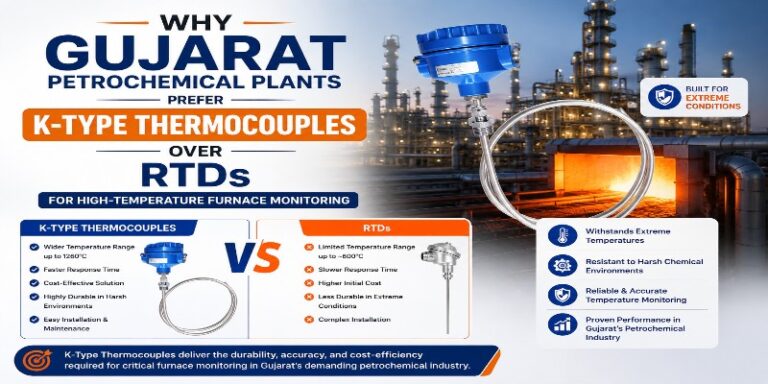 K Type Thermocouple vs RTD for Furnace Monitoring India